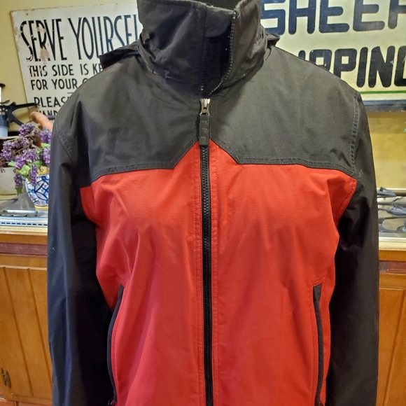 Timberland | Jackets & Coats | Mens Black And Red Timberland Waterproof ...